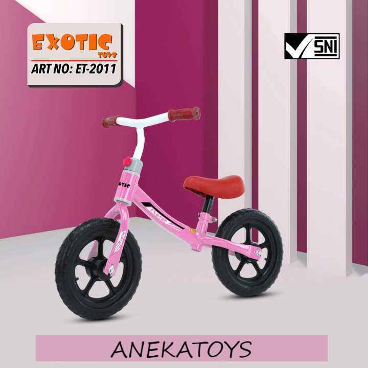 Jual Balance/ Push Bike Exotic ET2011 Sepeda Keseimbangan Ban Eva Balance Bike/Push Bike ...