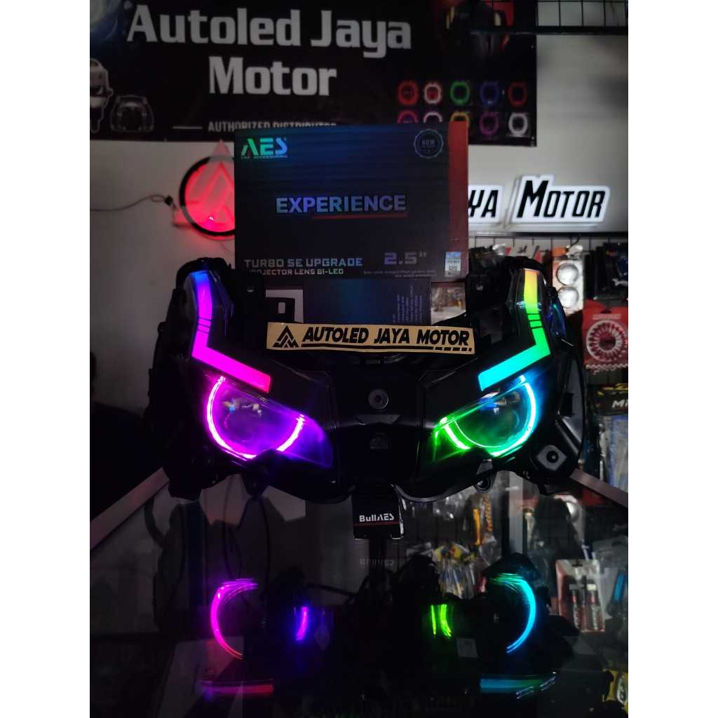 Jual PAKETAN BILED HONDA ADV 150 160 MODE BELANG ALIS SHROUD RGB ...