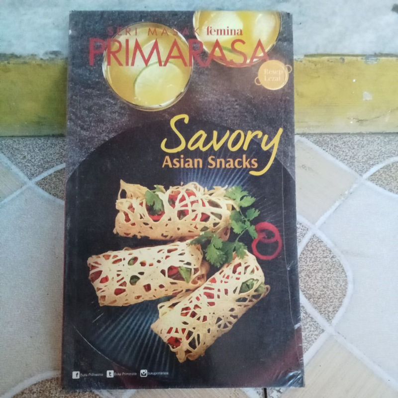 Jual Buku Masakan - Primarasa Savory Asian Snack | Shopee Indonesia