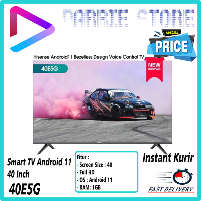 Jual Hisense 40E5G Smart TV Android 11 Android TV 40 inch Full HD 40E5G ...