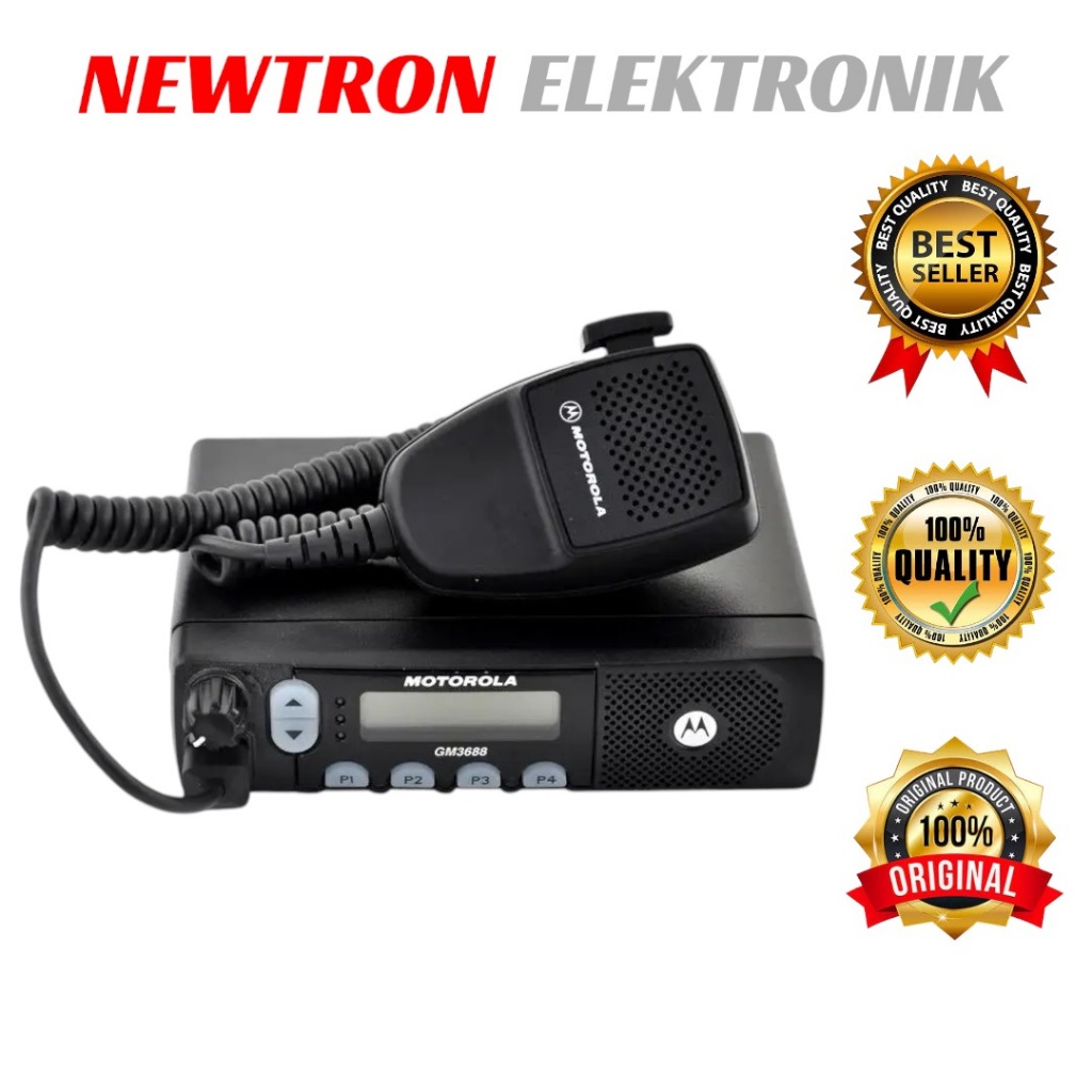 Jual Rig Motorola GM3688 VHF UHF 25 Watt Radio GM-3688 | Shopee Indonesia