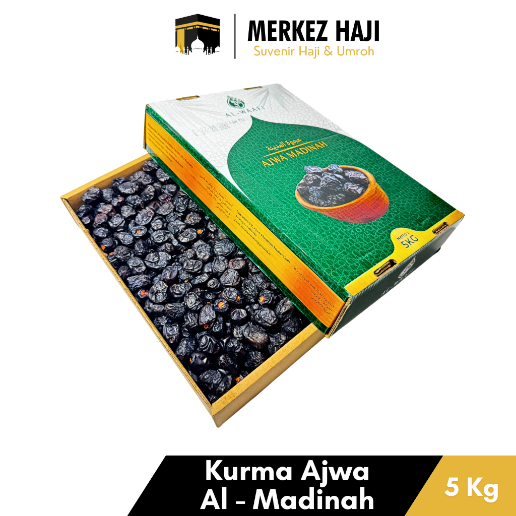 Jual Kurma Ajwa 5Kg Asli 100% Original | Jumbo Premium Grade A | Korma ...