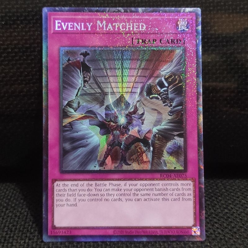 Jual Kartu Yugioh OCG AE Evenly Matched Collectors Rare CR ORI RC04 NM | Shopee Indonesia
