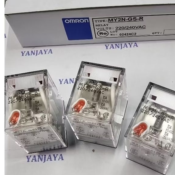 Jual RELAY OMRON MY2N GS R 220V/240VAC 8PIN NEW OMRON ORIGINAL | Shopee Indonesia