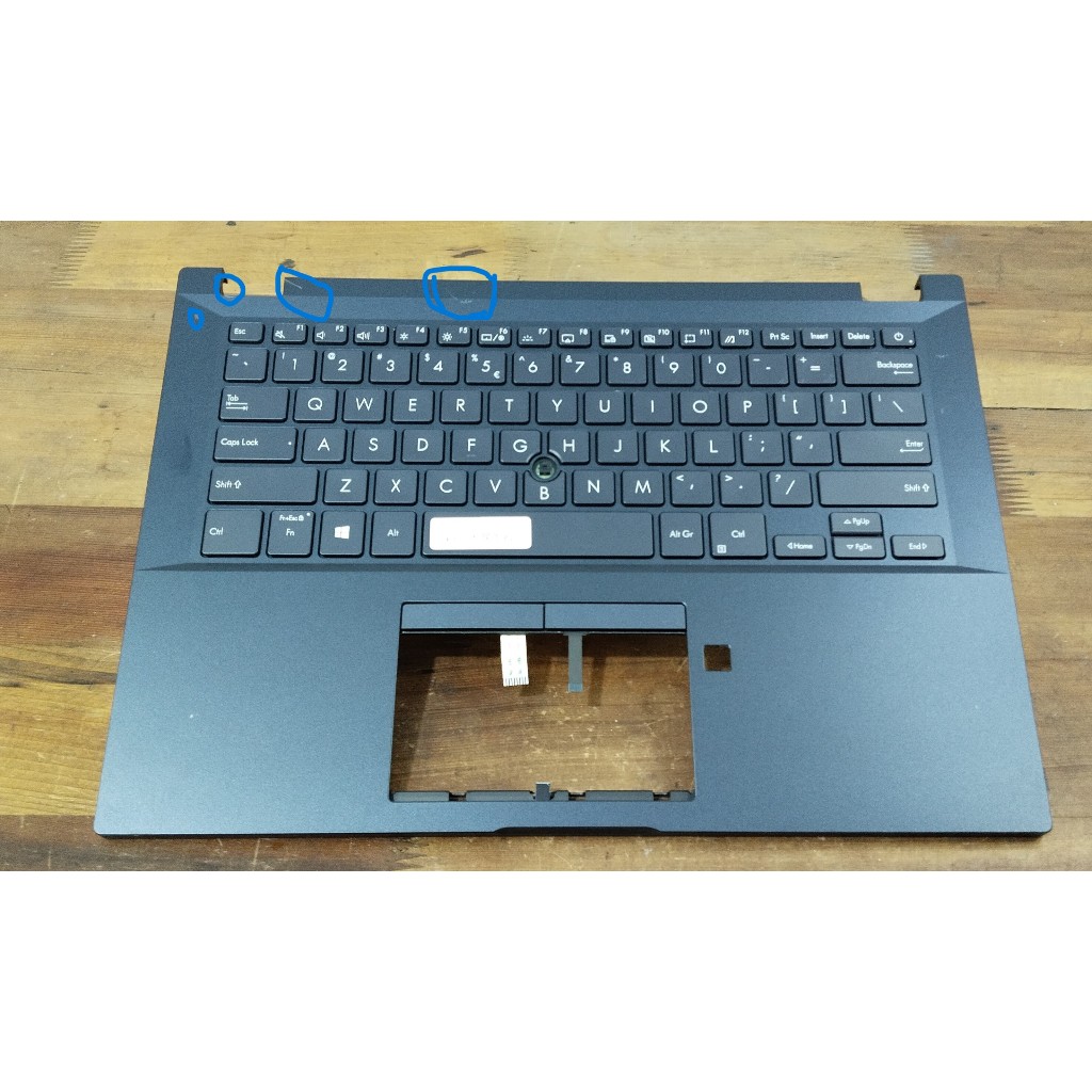 Jual Frame Keyboard Palmrest Asus Expertbook P2451F / P2451FA | Shopee ...