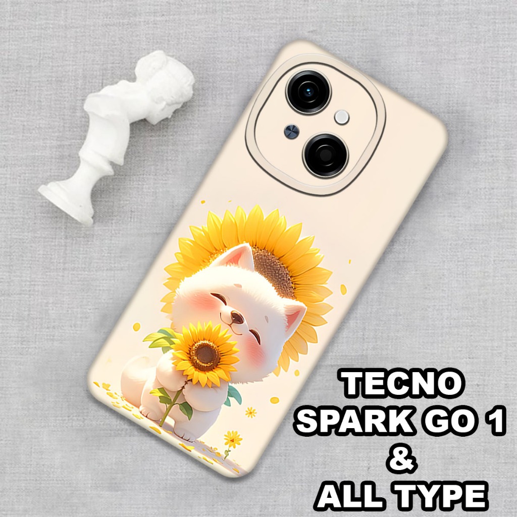 Jual (KS27) Softcase karet untuk SPARK GO 1 2024 Motif gambar karakter ...