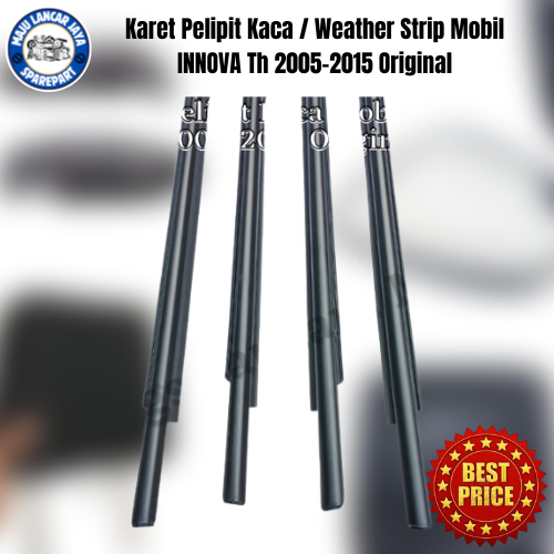 Jual Karet Pelipit Kaca / Weather Strip Mobil INNOVA Th 2005-2015 ...