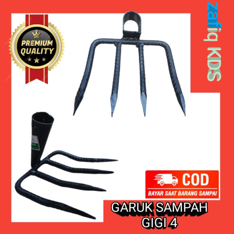 Jual cangkrang garukan rumput /garukan sampah bahan besi ulir sangat ...