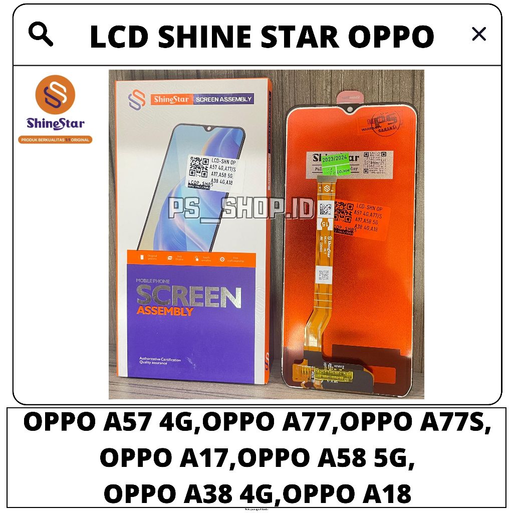 Jual LCD OPPO A57 4G / OPPO A77 / OP A77S / OPPO A17 / A17K / A57 5G ...