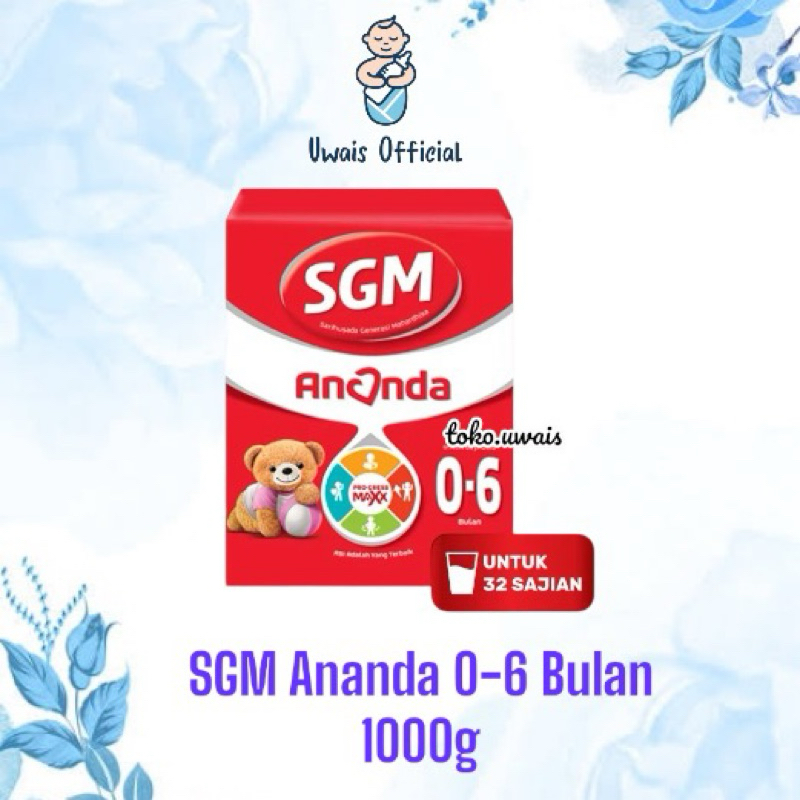 Jual SGM ANANDA 0-6 bulan 1000gr| BOX MULUS EXP 2026 | Shopee Indonesia