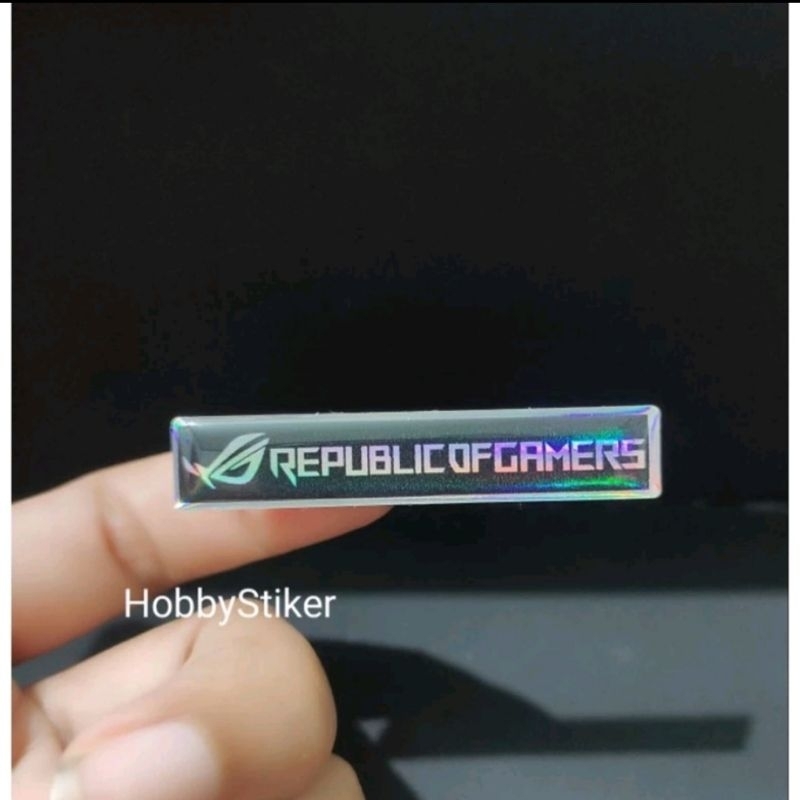 Jual Stiker ROG republic of gamer untuk bezel laptop pc | Shopee Indonesia