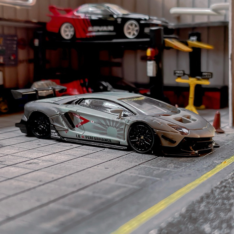 Jual Star Model Lamborghini Aventador Zero Fighter Gray V2 Dirty ...