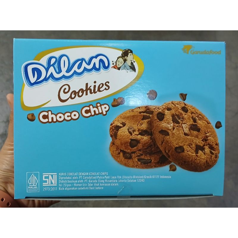 Jual Dilan Cookies Choco Chip isi 12 g x 23 pcs | Shopee Indonesia