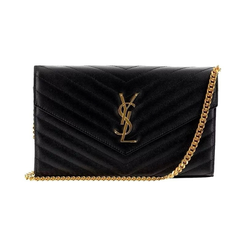 Jual Slingbag Ysl Woc Shoulder Bag Black GHW Authentic | Shopee Indonesia