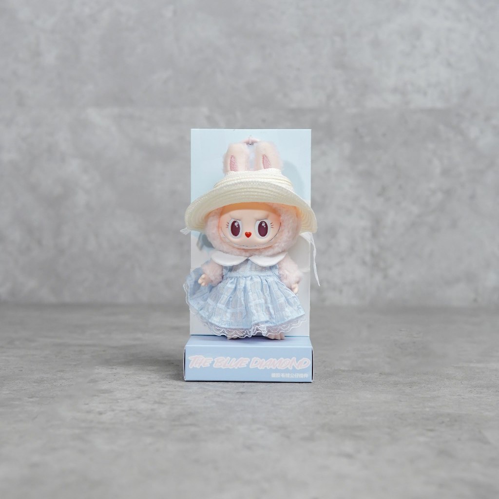 Jual POP MART THE MONSTER LABUBU MOKOKO THE BLUE DIAMOND KEYCHAIN ...