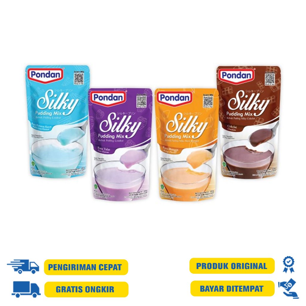Jual Pondan Silky Pudding Mix 100gr - Soft Pudding - Taro | Coklat ...