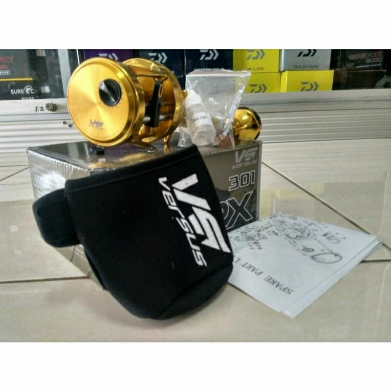 Jual Reel OH Versus RX 301 | Full Metal Body | Handle Kiri | Shopee ...
