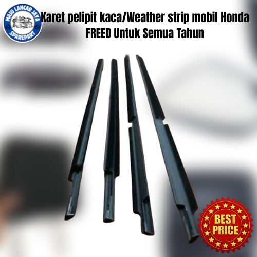 Jual Karet pelipit kaca/Weather strip mobil Honda FREED Untuk Semua ...