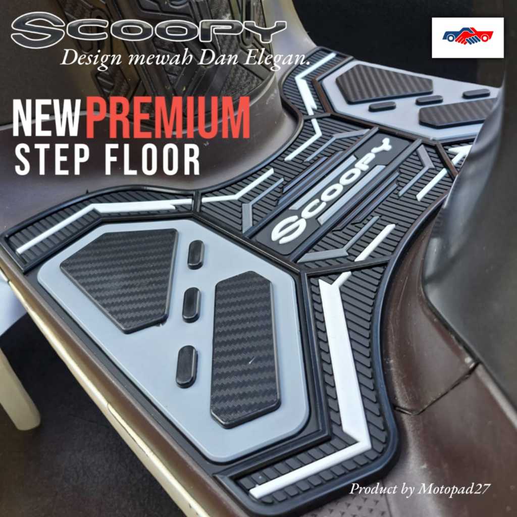 Jual karpet motor SCOOPY tahun 2012-2024 motopad27 v4 dan AHM HONDA ...