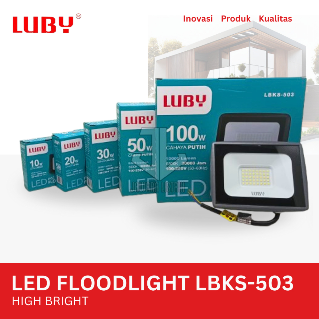 Jual LUBY FLOOD LIGHT LBKS-503 LAMPU SOROT 10W 20W 30W 50W 100W | Shopee Indonesia