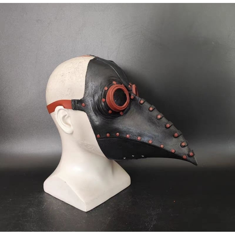 Jual Topeng burung doctor plague mask bird latex steampunk beak cosplay ...
