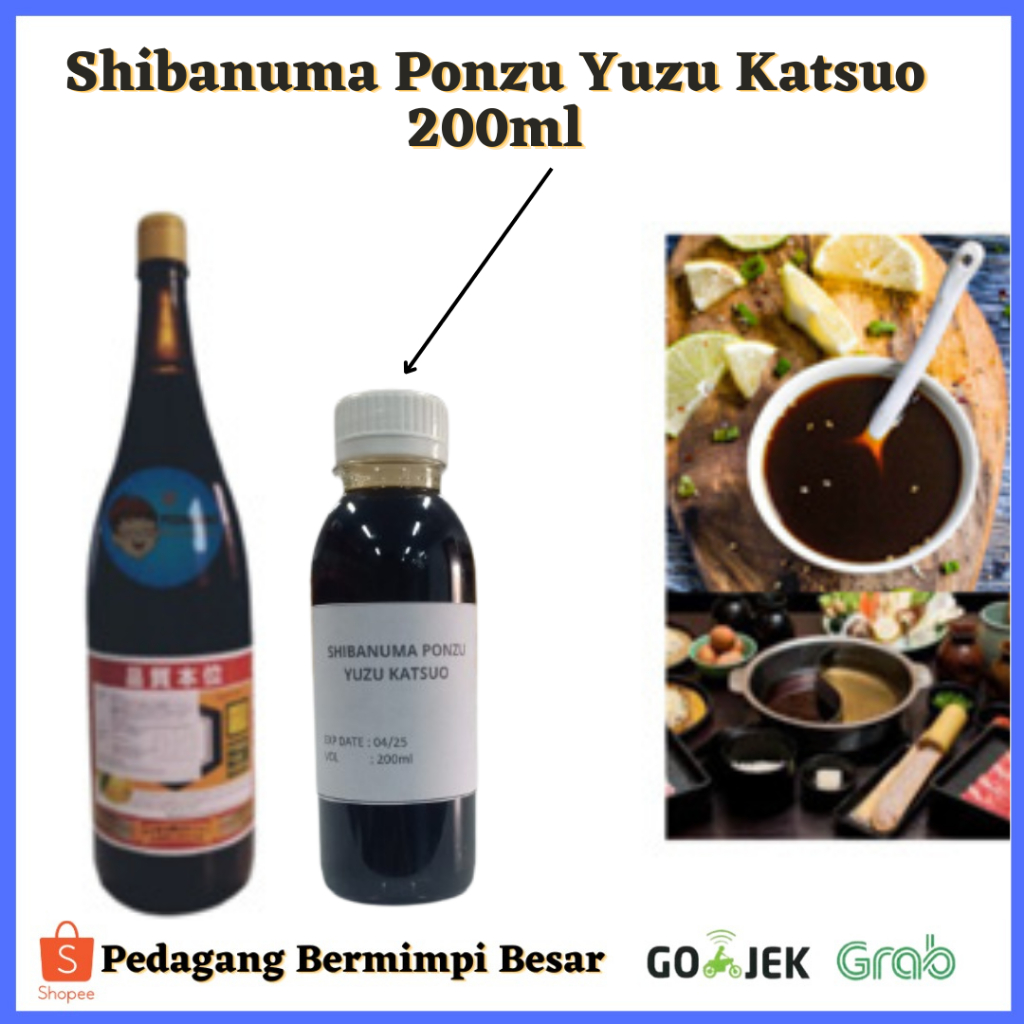 Jual Shibanuma Ponzu Yuzu Katsuo 200ml / l Saus Ponzu / Saus Shabu ...