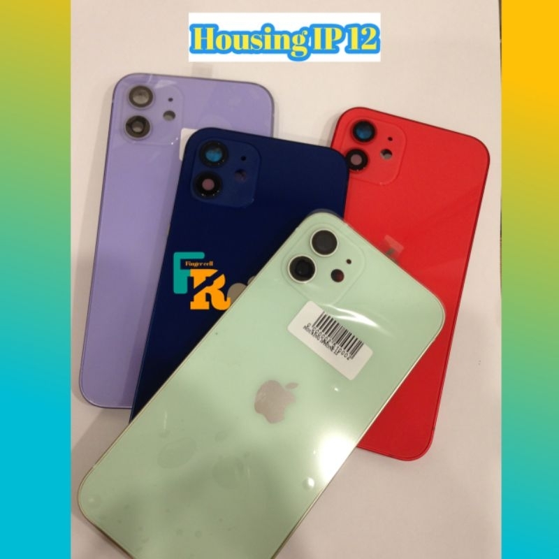Jual HOUSING IP12 full set casing + backglass | Shopee Indonesia