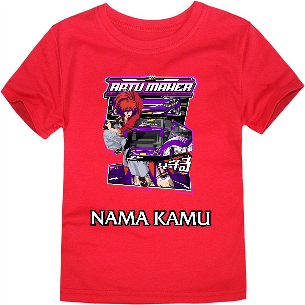 Jual Baju Kaos Anak Laki-Laki Perempuan Vector Bus Mania Jetbus ...