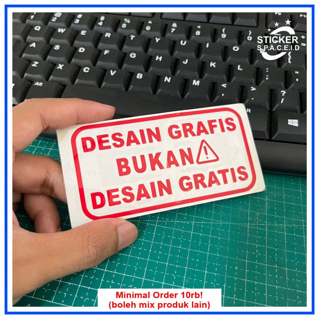 Jual STICKER DESAIN GRAFIS BUKAN DESAIN GRATIS CUTTING STIKER | Shopee ...