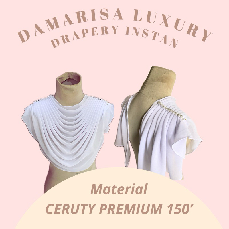 Jual Damarisa luxury drapery instan mewah manis rapih rampel penutup ...