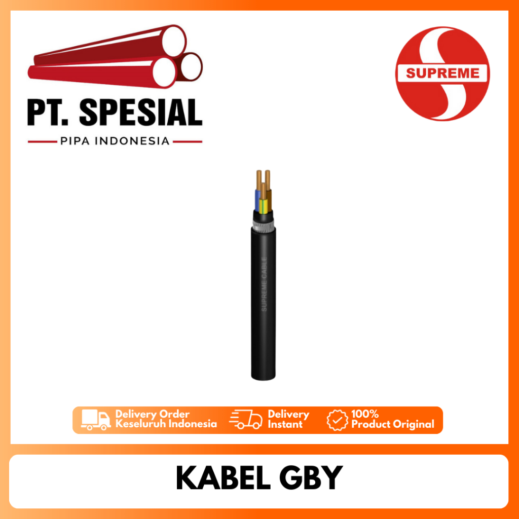 Jual NYRGBY 4 × 70mm Kabel Supreme / GBY / Kabel Tanah/ Kabel Tanam ...