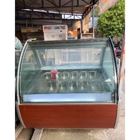 Jual Gelato showcase ice cream 12-Bin second showcase gelato | Shopee ...