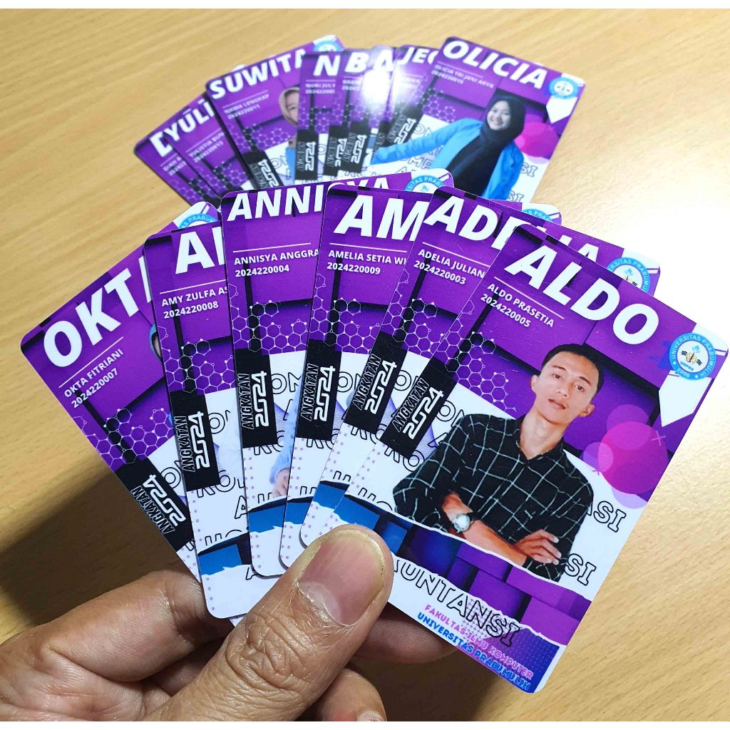 Jual CETAK ID CARD PREMIUM / MEMBER CARD / KARTU PARKIR / BAHAN PVC ...