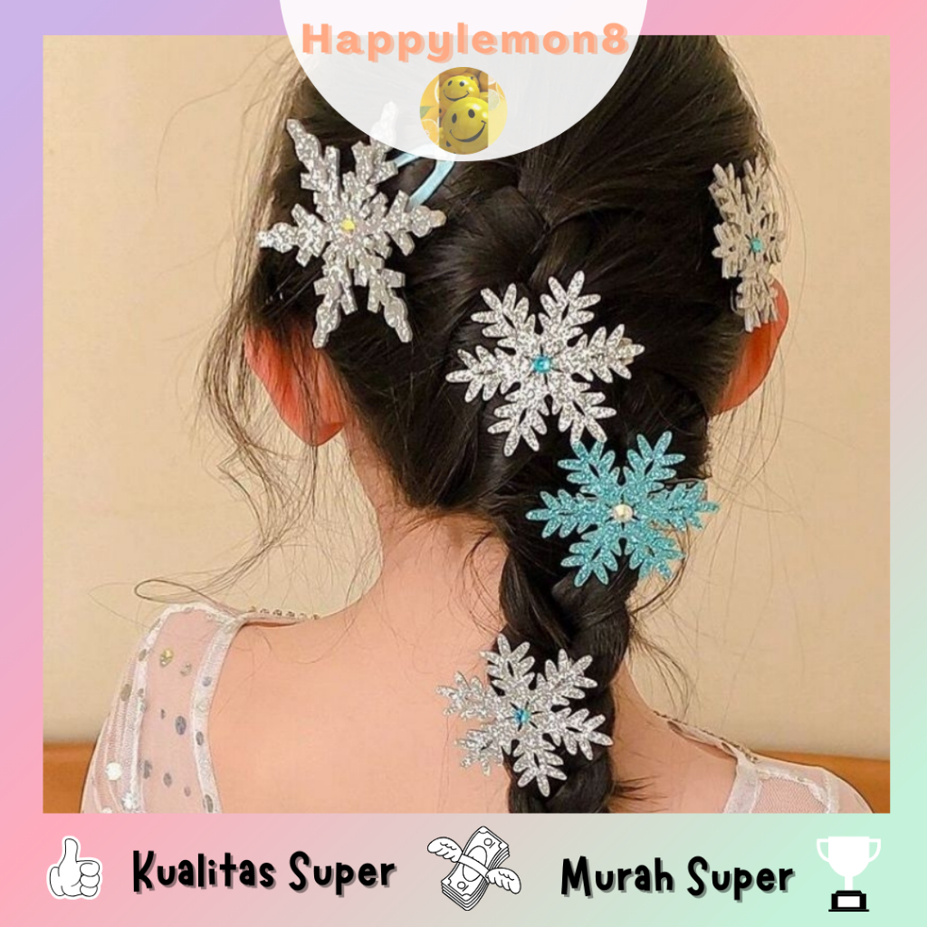 Jual Happylemon8 Jepit Frozen Elsa Model Jepit Set Rambut Korea Anak ...