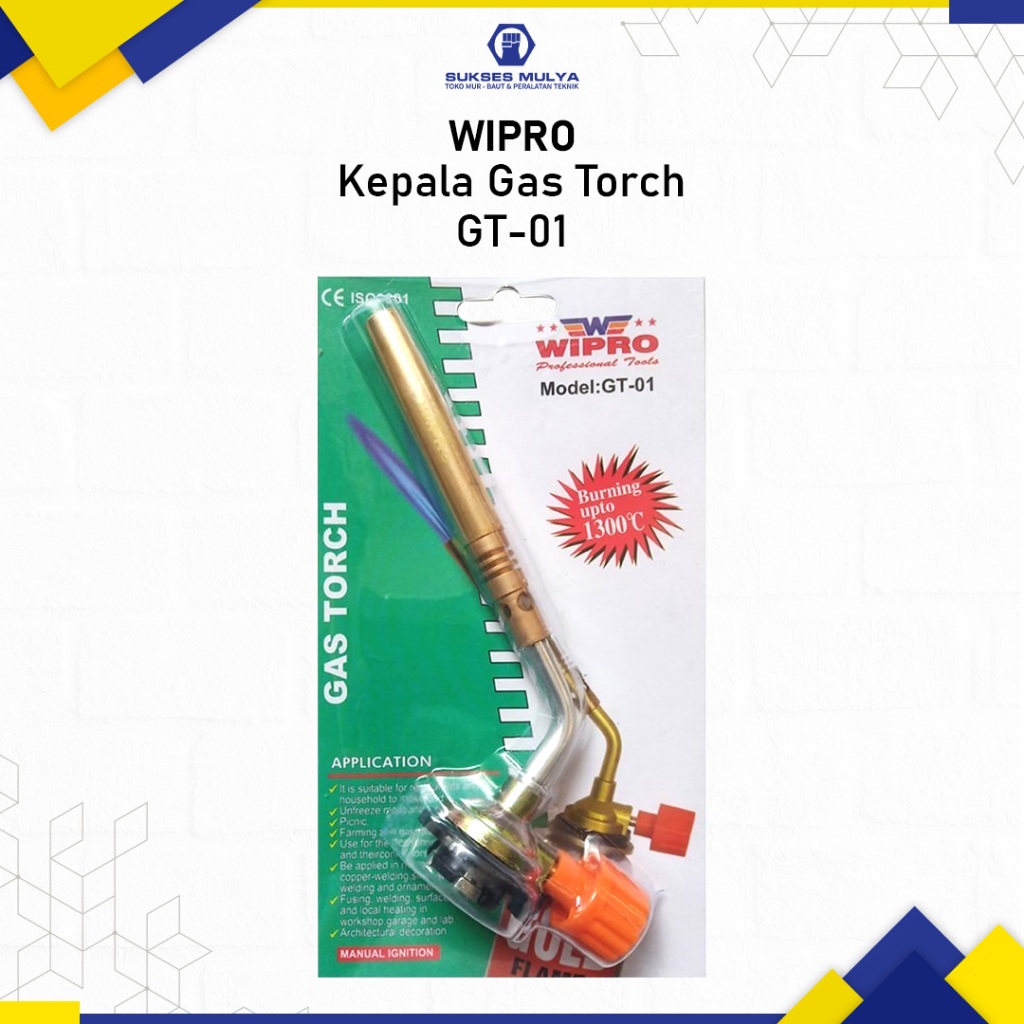 Jual Gas Torch GT01 WIPRO / Kepala Pematik Api Gas Portable Kepala Gas ...