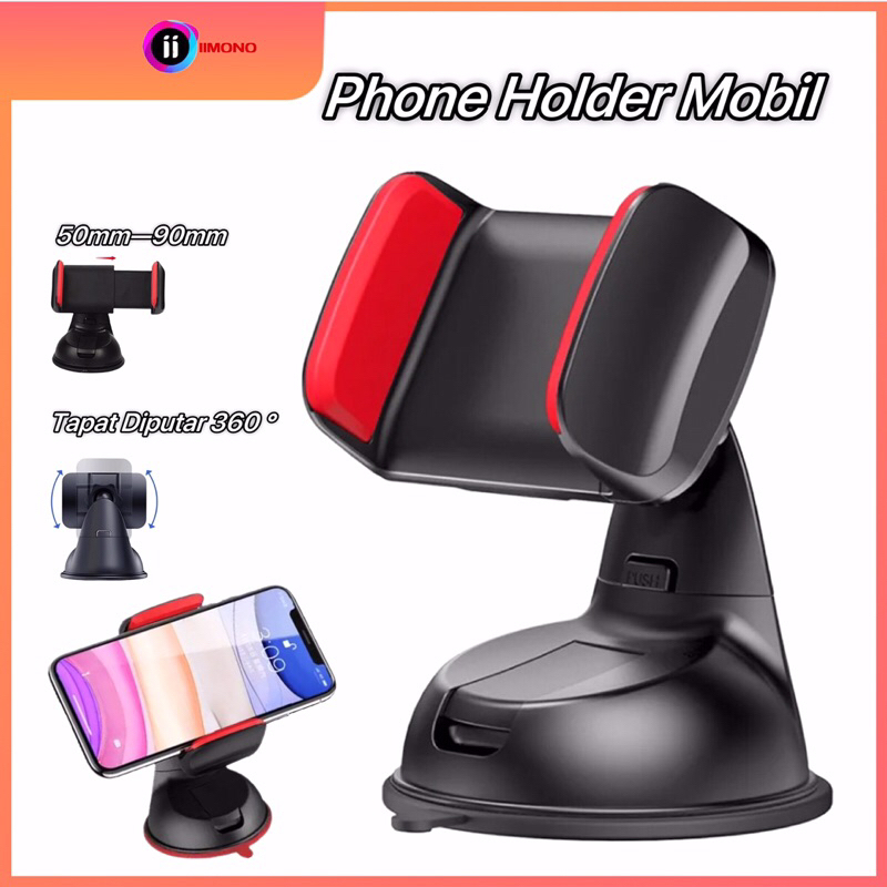 Jual Dudukan Hp di mobil Dashboard bisa tempel di kaca mobil phone ...