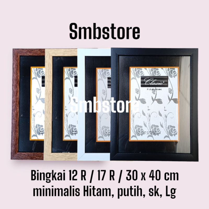 Jual Bingkai frame figura pigura foto A3/17R/12R 30x40cm minimalis ...
