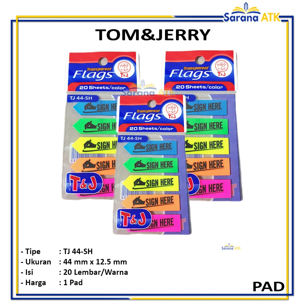 Jual TOM&JERRY - Flags Transparent TJ 44-SH - PAD | Shopee Indonesia