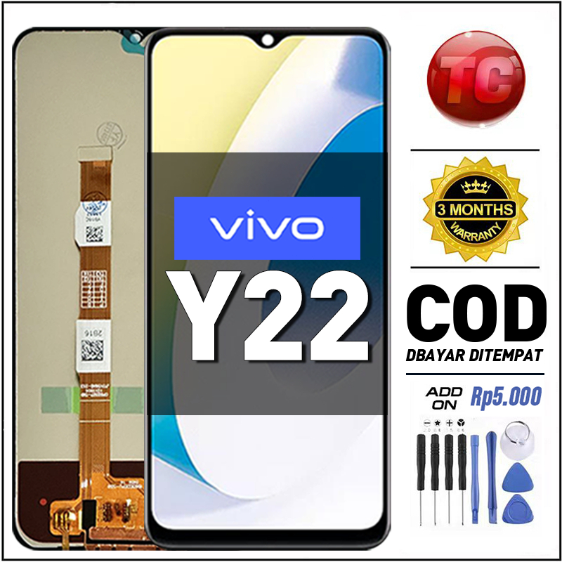 Jual LCD VIVO Y22 Original 100% Fullset Asli Ori Touchscreen Compatible ...