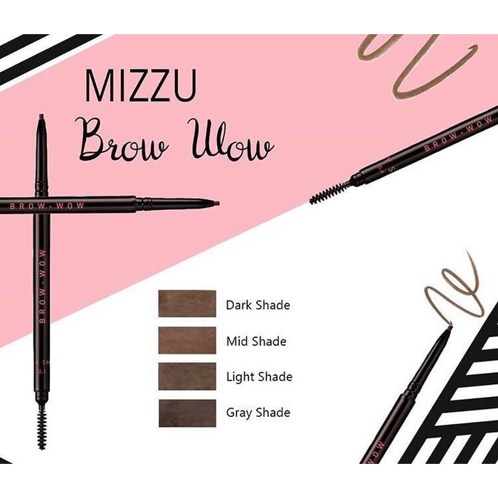 Jual MIZZU BROW WOW - 100 % ORIGINAL - dark shade | Shopee Indonesia