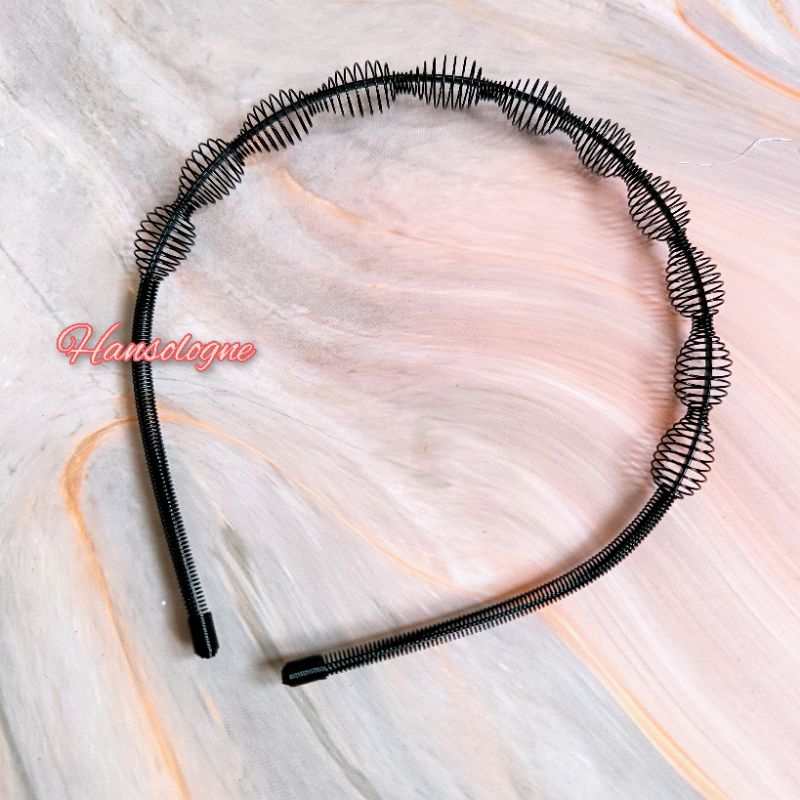 Jual bando rambut kawat besi bergelombang premium quality | Shopee ...