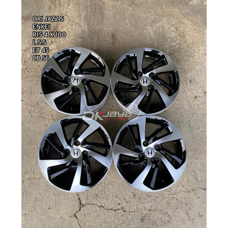 Jual VELG JAZZ S 2014 R15 4x100 (HARGA UNTUK 4PCS VELG) | Shopee Indonesia