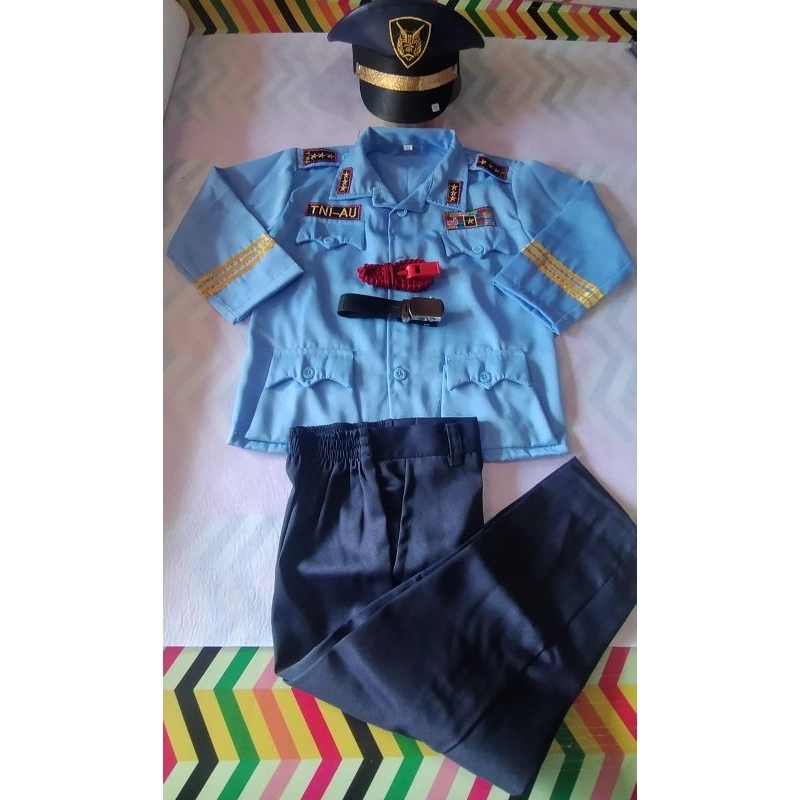 Jual BAJU SERAGAM TNI AU ANAK/ANGKATAN UDARA ANAK/LAKI LAKI DAN PEREMPUAN/BAJU POLISI ANAK ...
