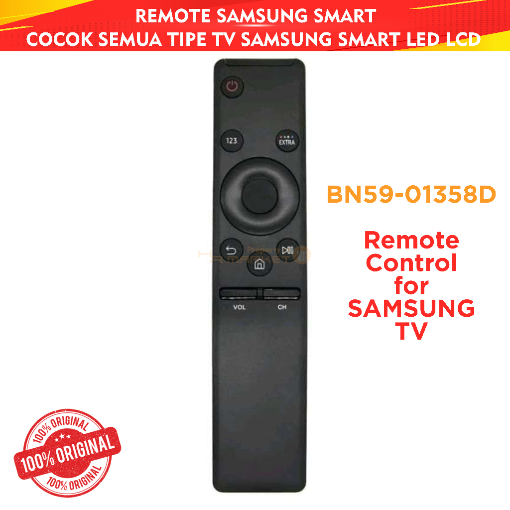 Jual OK! Remote Kontrol Samsung Smart TV Remote Universal Pengganti Samsung LED UHD QLED 4K TV ...