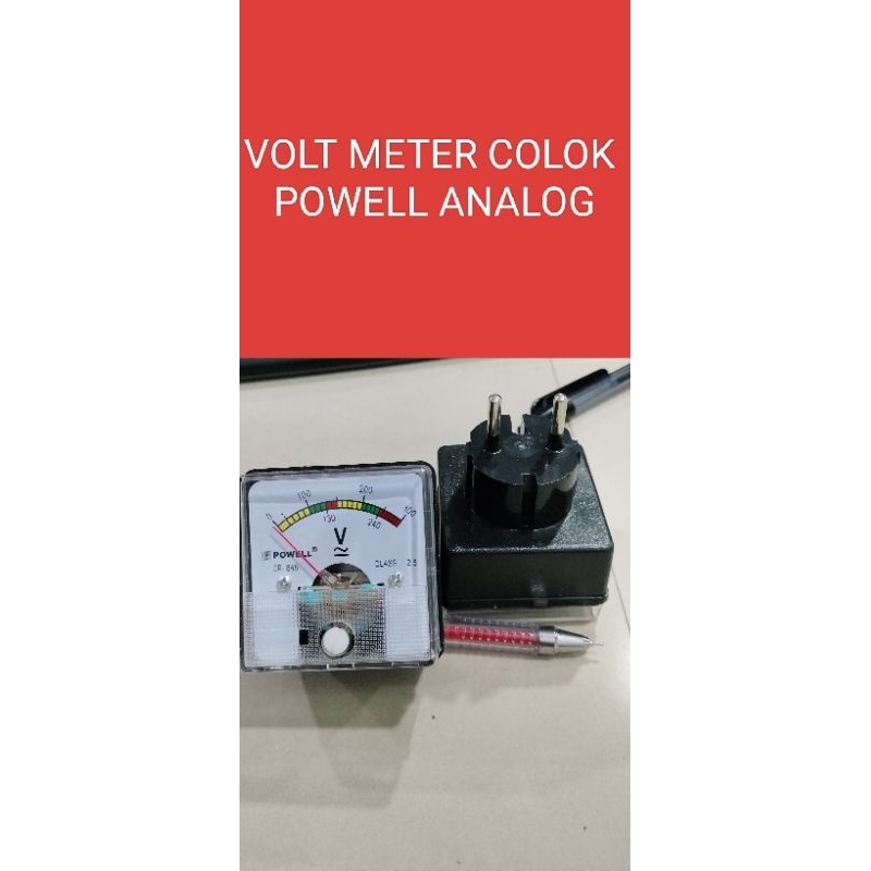 Jual volt meter colok alat ukur tegangan listrik | Shopee Indonesia