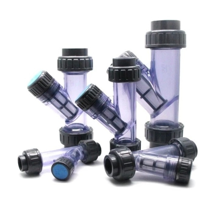 Jual Y Strainer Clear Double Union PVC Fitting PVC Pipa PVC | Shopee ...