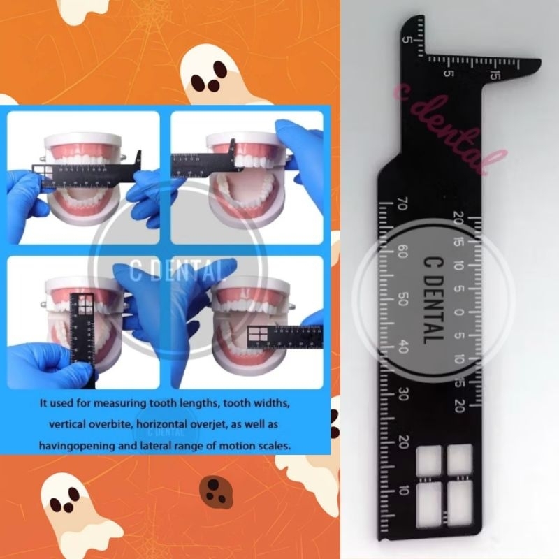Jual Dental Esthetic Scale Precision Gauge Alat Pengukuran Gigi ...