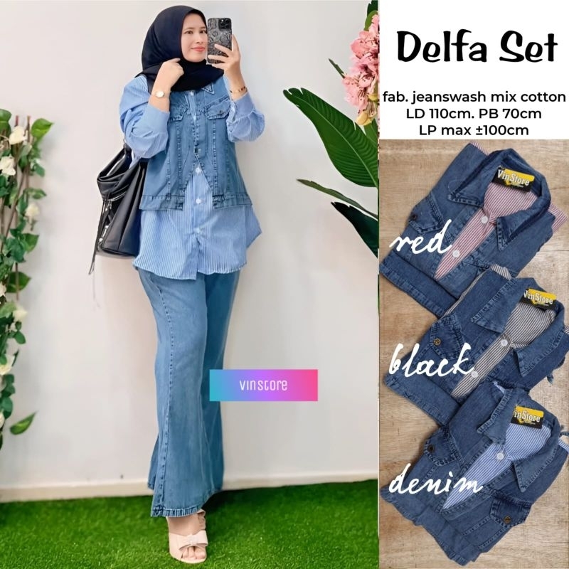 Jual DELFA SET // gama set | Shopee Indonesia