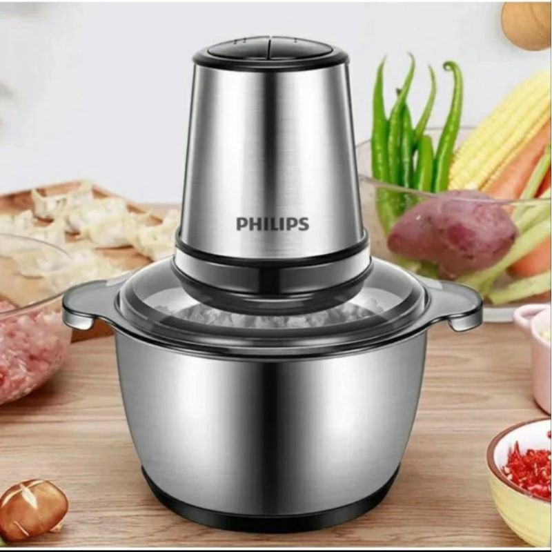 Jual choper Philips penggiling serbaguna stainless steel HR 2560 ori ...