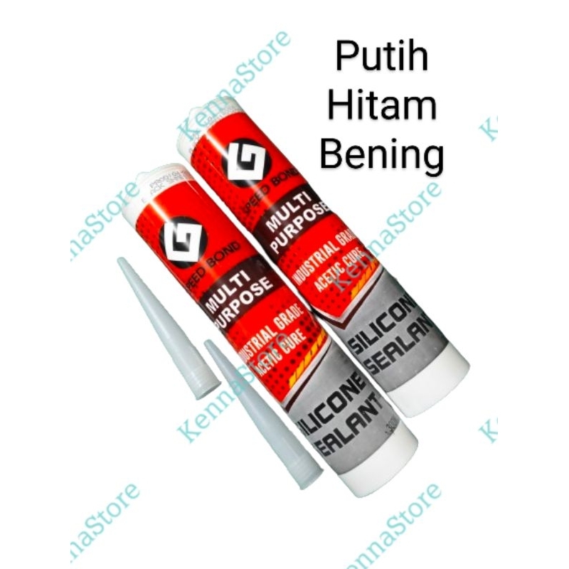Jual Lem Sealant SPEED BOND, Lem Silikon / Silicone, Lem Botol, Lem ...
